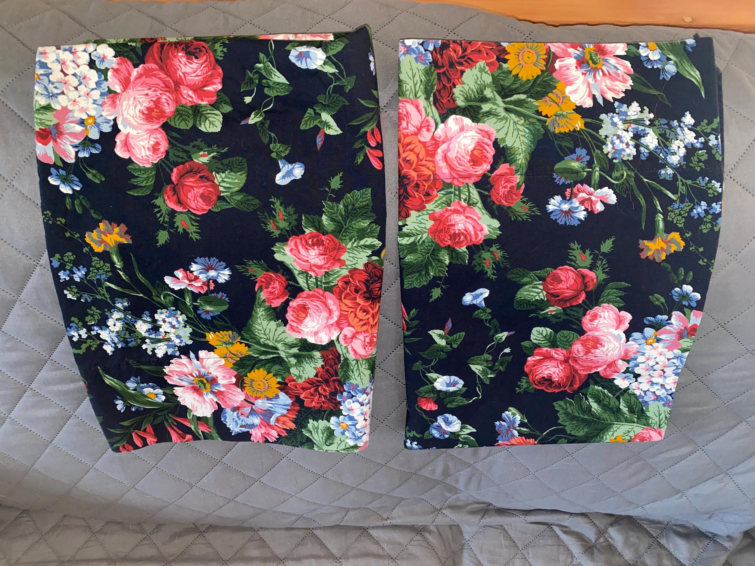 Ralph Lauren Isadora Cosette Black Floral With Roses STD Pillowcase Set ...