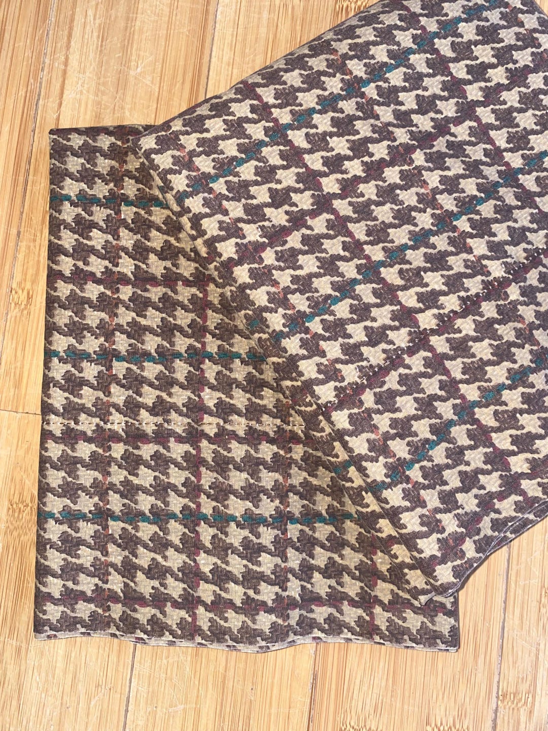 Vintage Ralph Lauren Pair Brookside Neutral Houndstooth 2 STANDARD ...