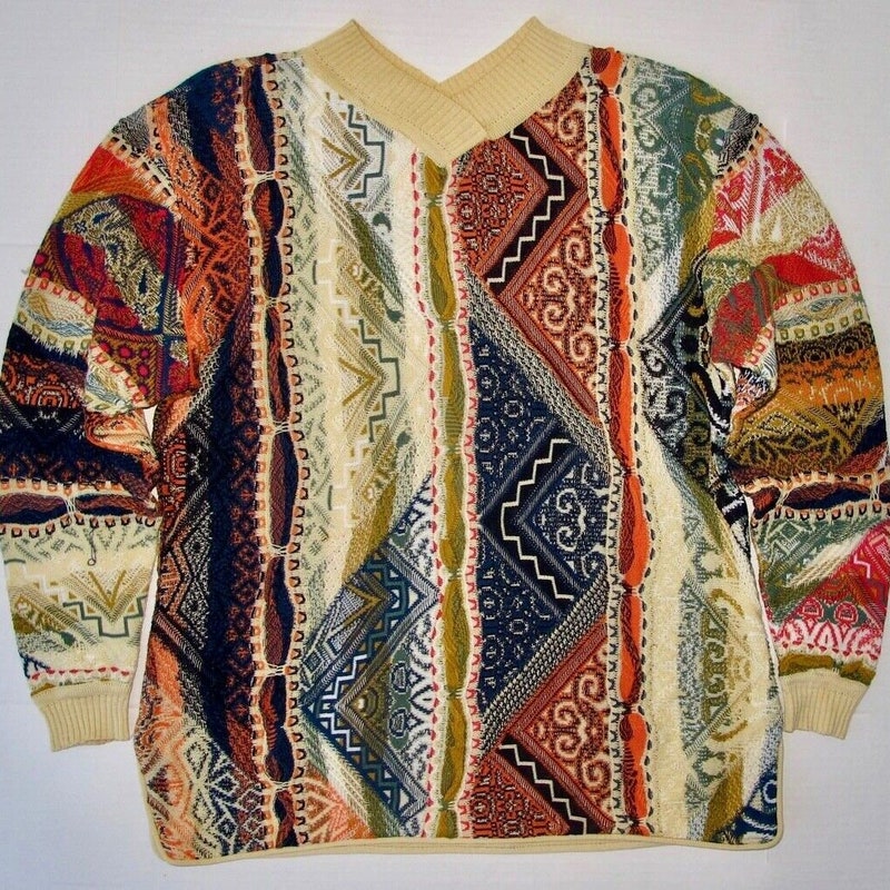Coogi Sweater - Etsy