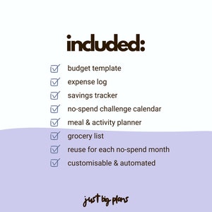 No Spend Challenge Tracker: No Spend Month Budget Spreadsheet, No Spend ...