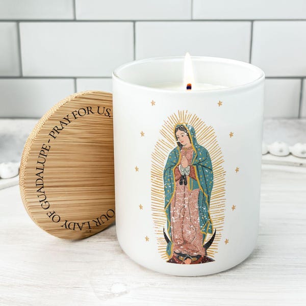 Lady Guadalupe Candles - Etsy