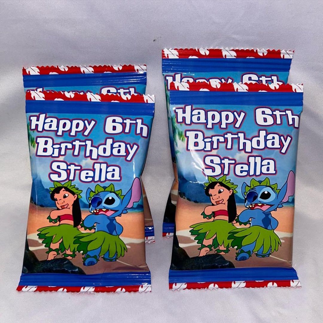 Lilo Stitch Custom Chips Bags - Etsy