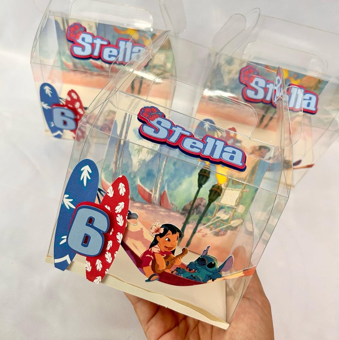 Lilo Stitch Party Favor Boxes - Etsy