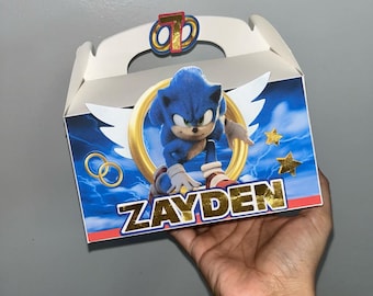 Sonic Gable Boxes Sonic the Hedgehog Sonic Party Boxes Sonic Party ...