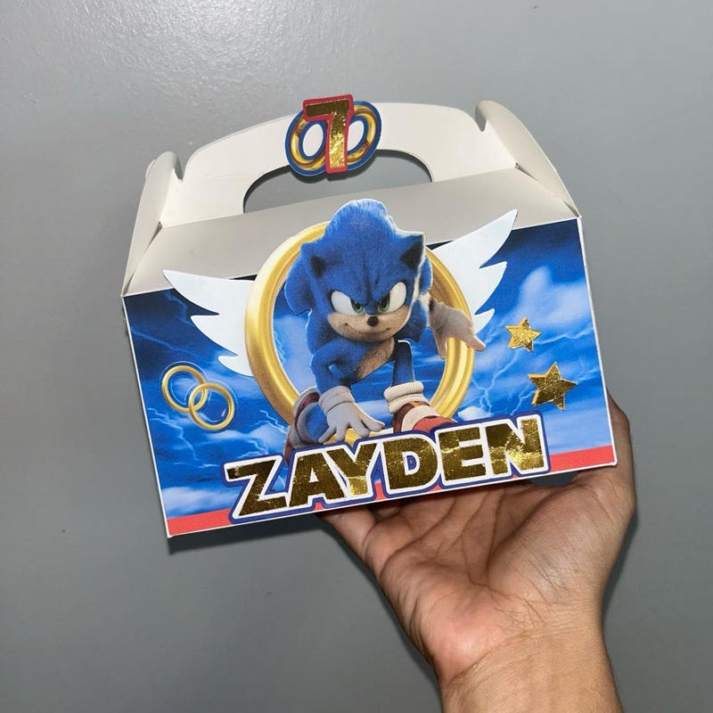 Sonic Valentines Day Box - Etsy