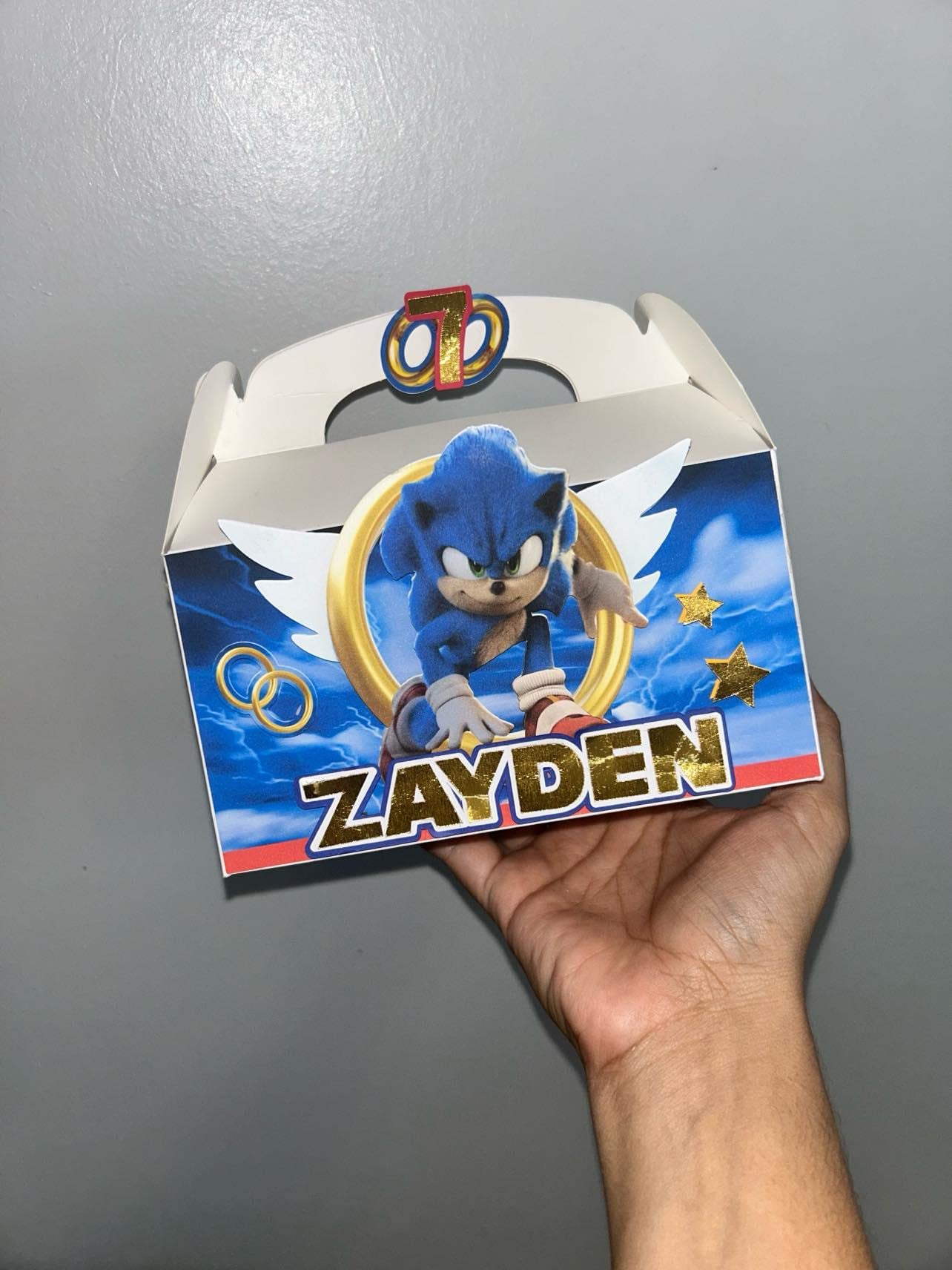 Sonic Party Favor Boxes - Etsy
