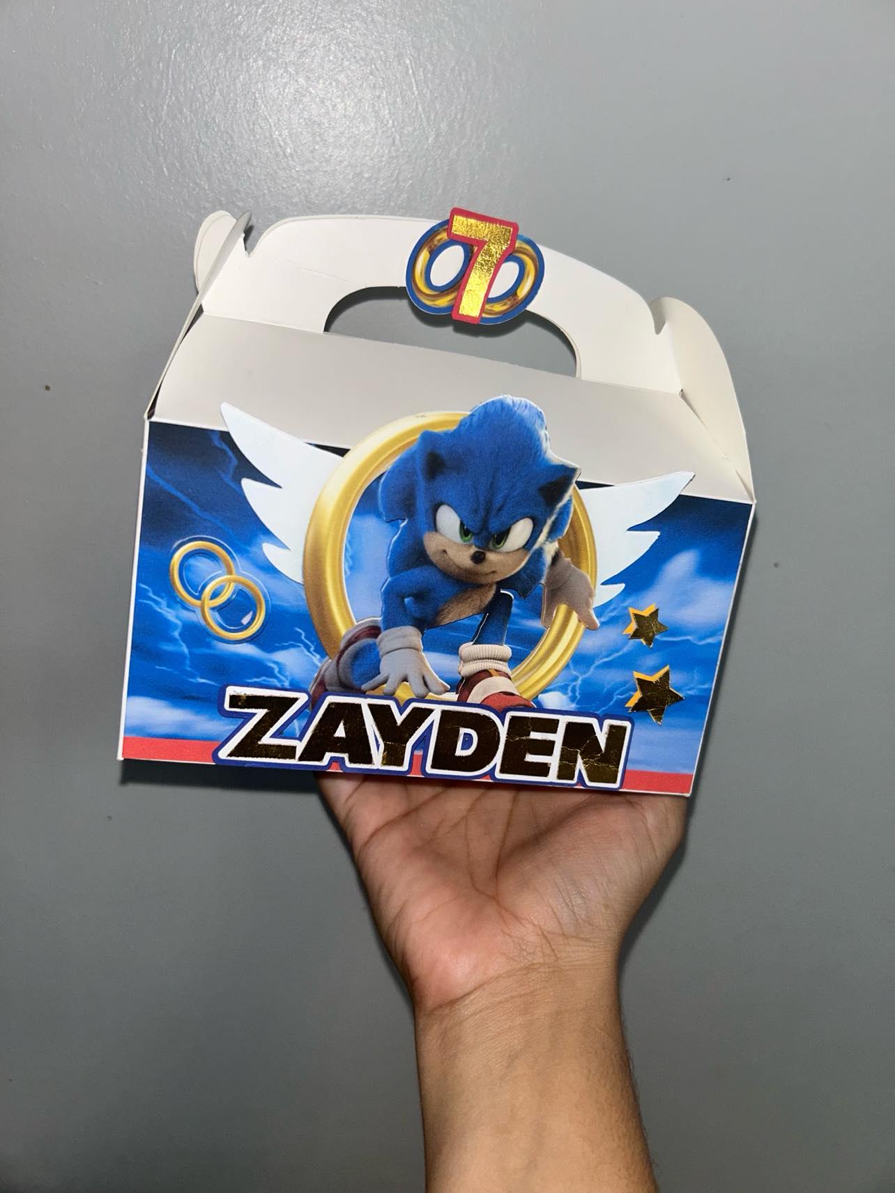 Sonic Party Favor Boxes - Etsy