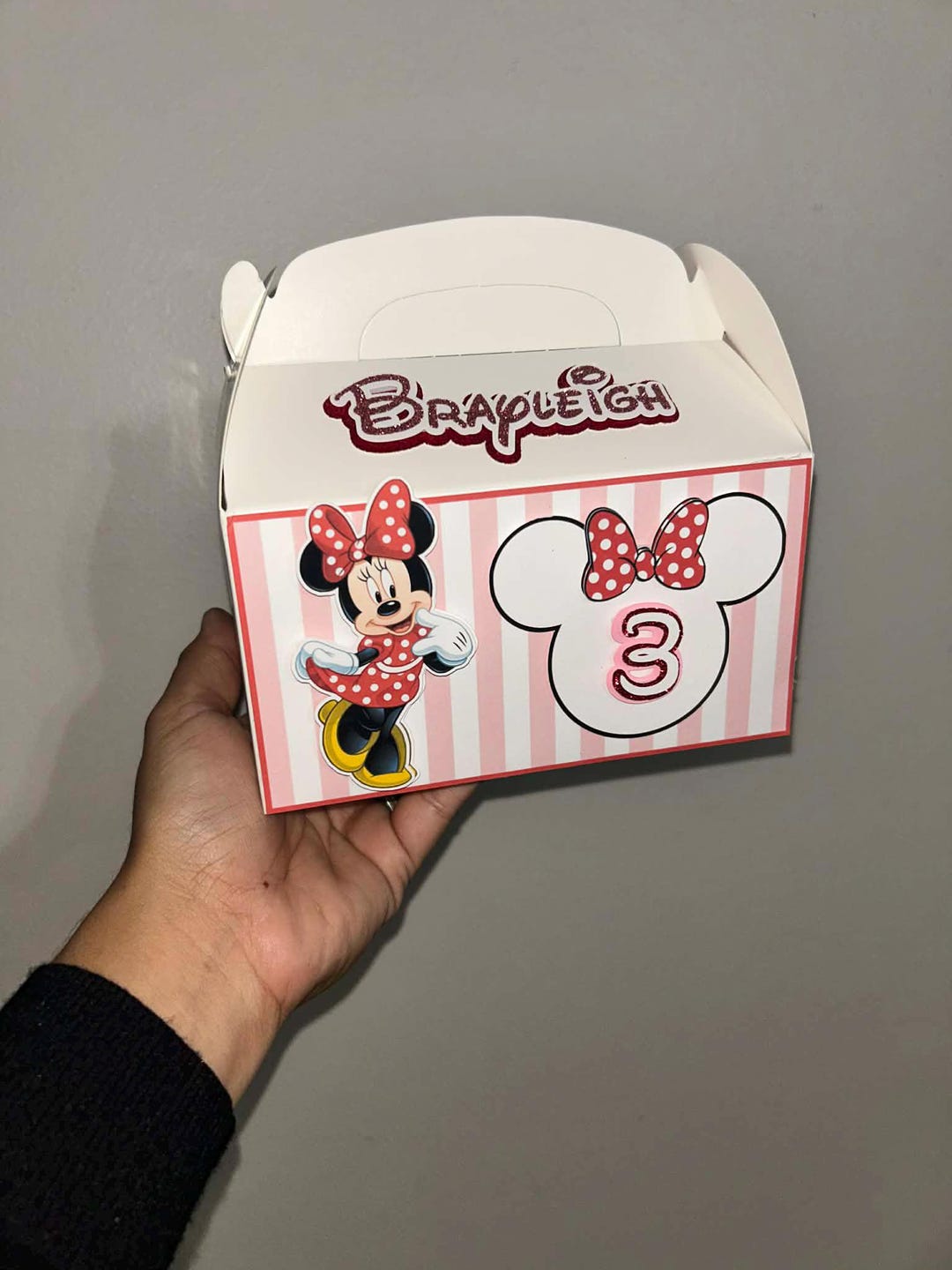 Minnie Party Favor Boxes - Etsy