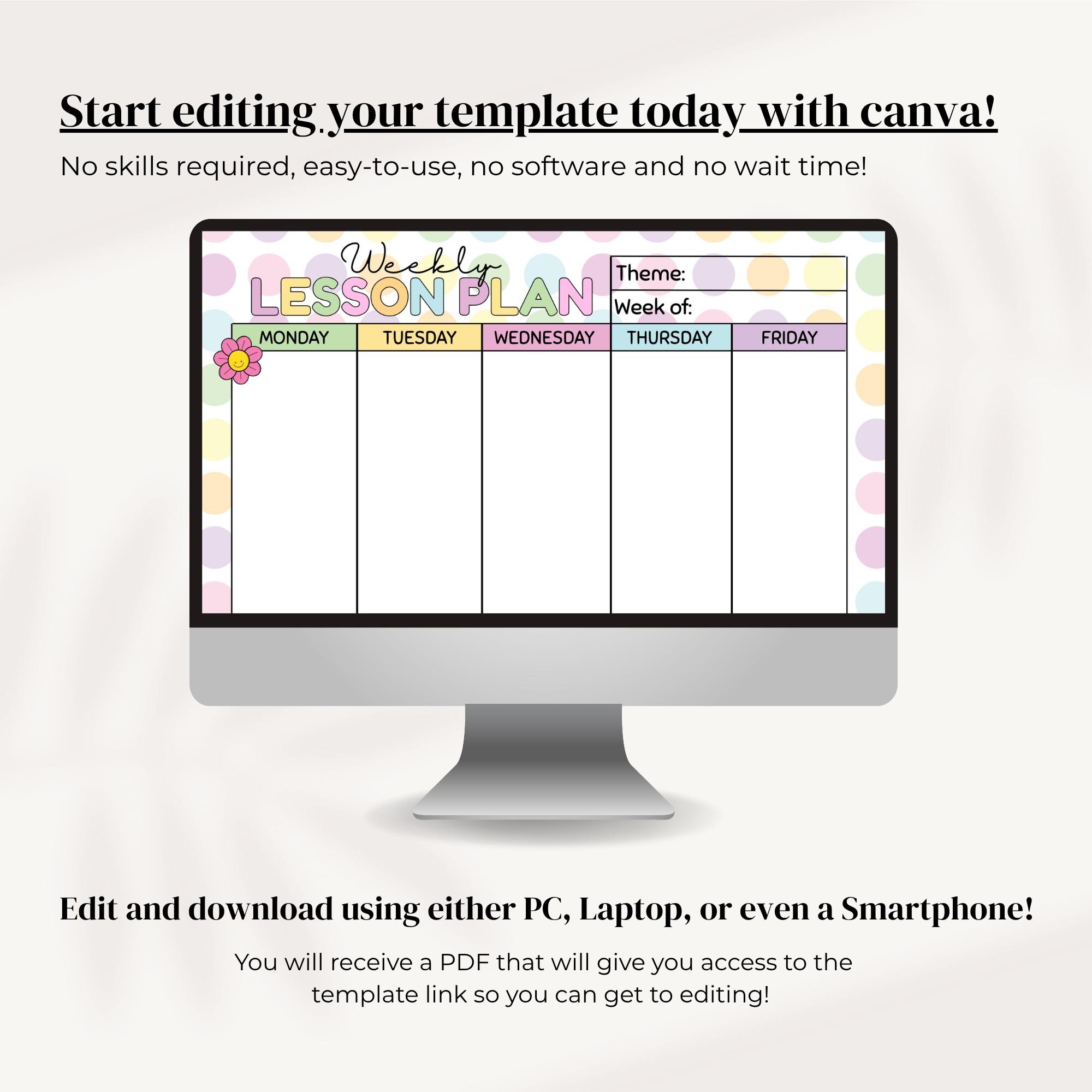 Printable Teacher Planner Bundle: Editable Classroom Forms (PDF ...