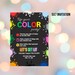 Color Wars Party Invite | Adult Color Party Invitation | Kids Color ...