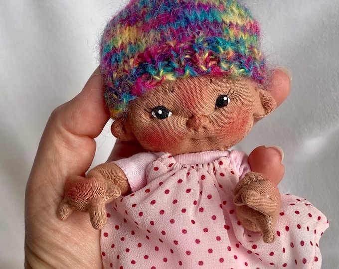 Soft Sculpture Baby Doll, OOAK Miniature by Bebe Babies and Friends ...