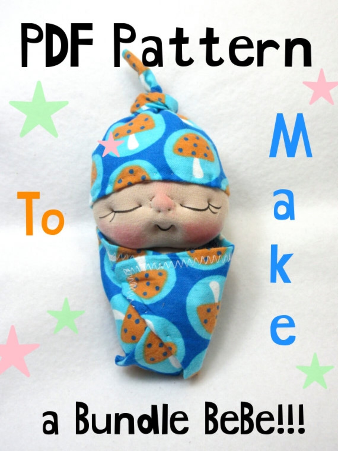 PDF Pattern How to Make a Bundle Bebe Baby Doll by Bebe - Etsy