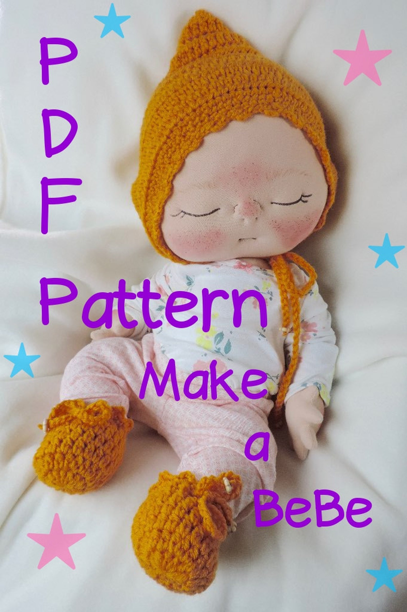 PDF Pattern- How to Make a Newborn Bebe Baby Doll by Bebe Babies and ...