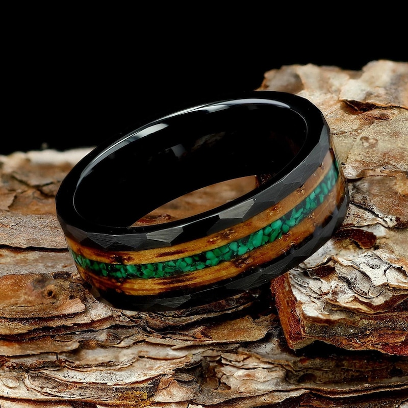 Malachite Whiskey Ring - Etsy