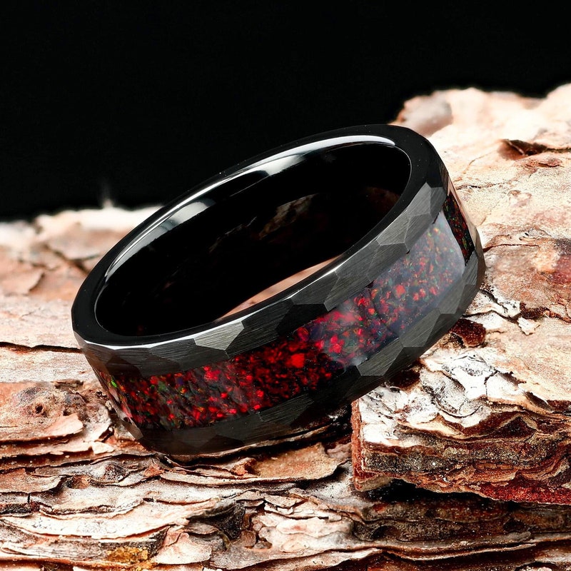 Tungsten Ruby Ring - Etsy