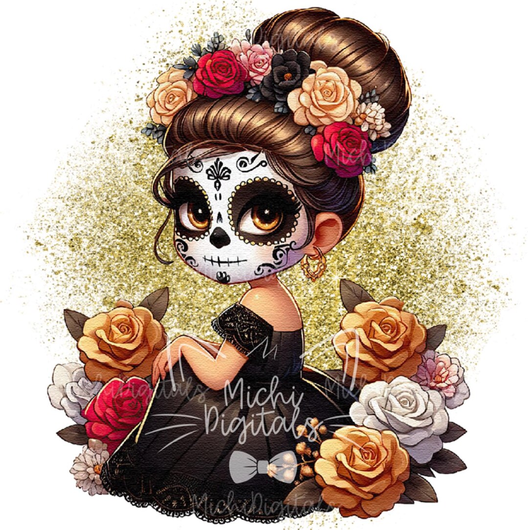 Beautiful Catrina PNG, Catrina Clipart PNG, Instant Digital Download ...