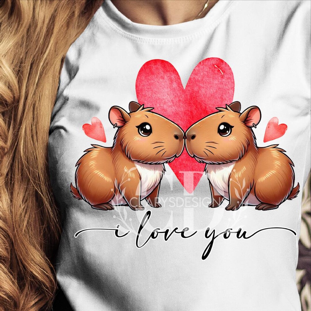 Cute Capybaras Love PNG, Cute Capybaras PNG, Cute Capybaras Love, Cute ...