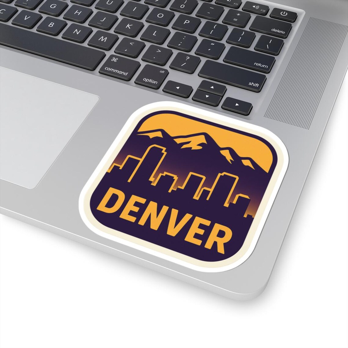 Denver Skyline Kiss-cut Stickers | Mountain-themed Decor, Travel ...