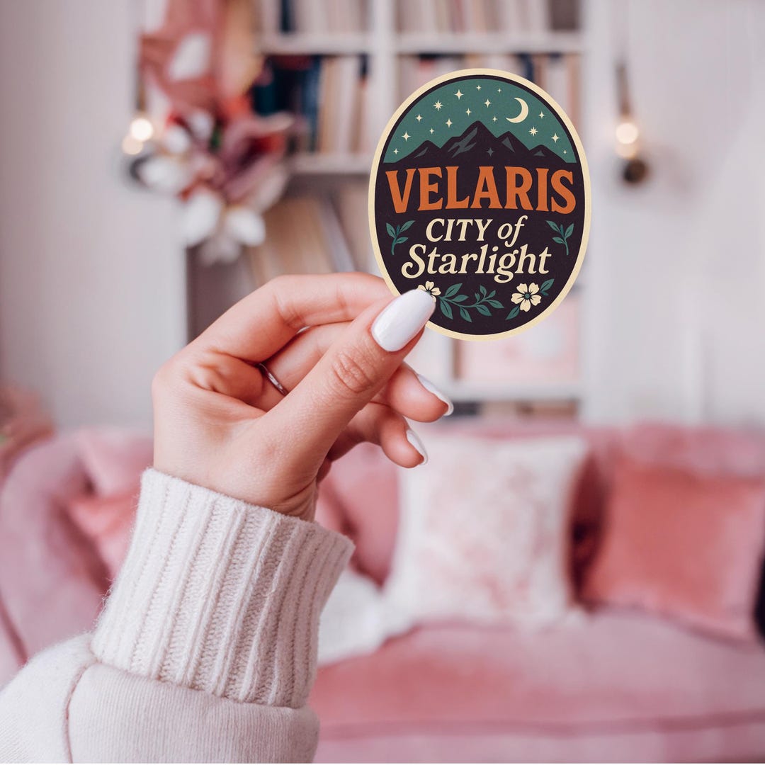 Starfall Forever Sticker | Velaris Night Court Badge | ACOTAR Bookish ...