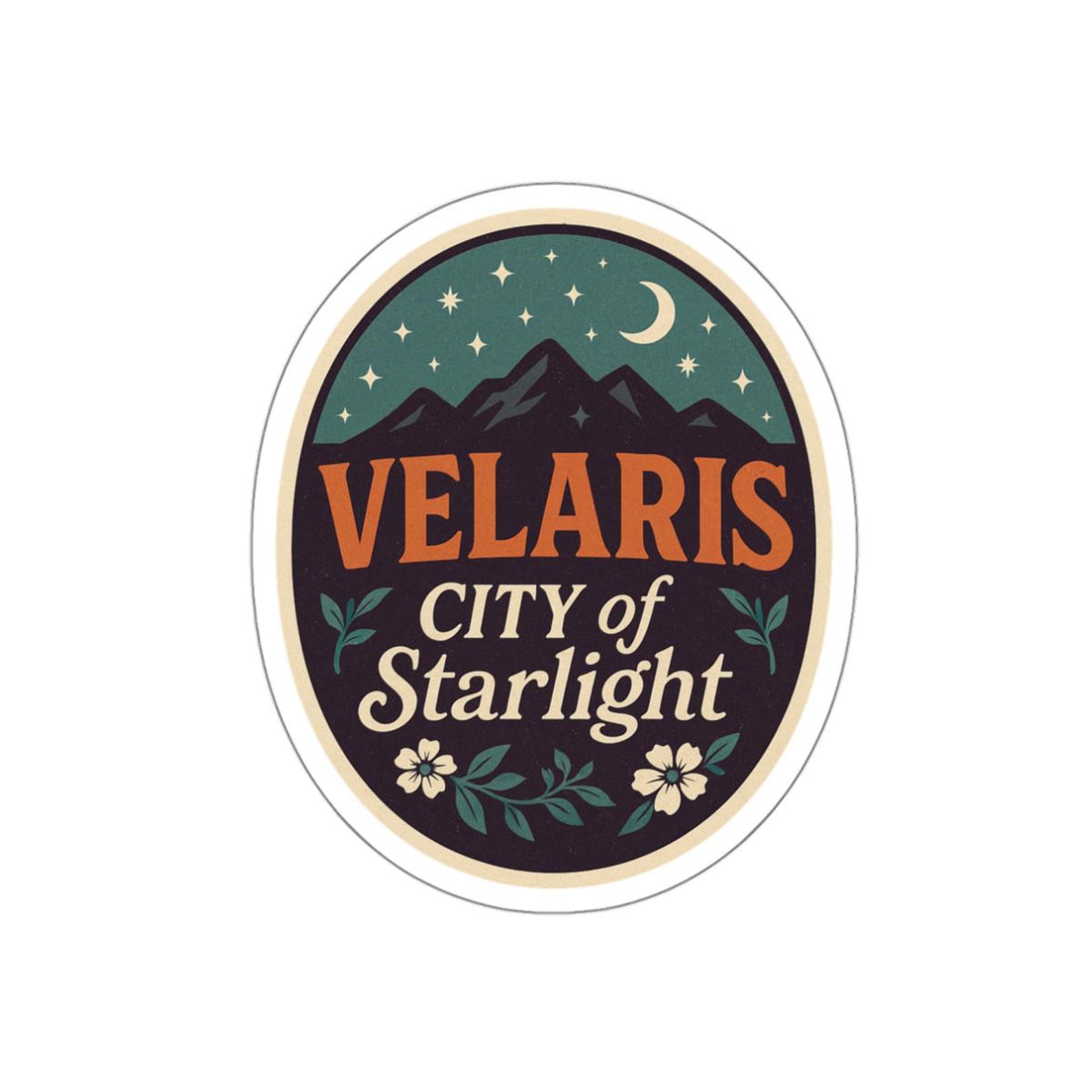 Starfall Forever Sticker | Velaris Night Court Badge | ACOTAR Bookish ...