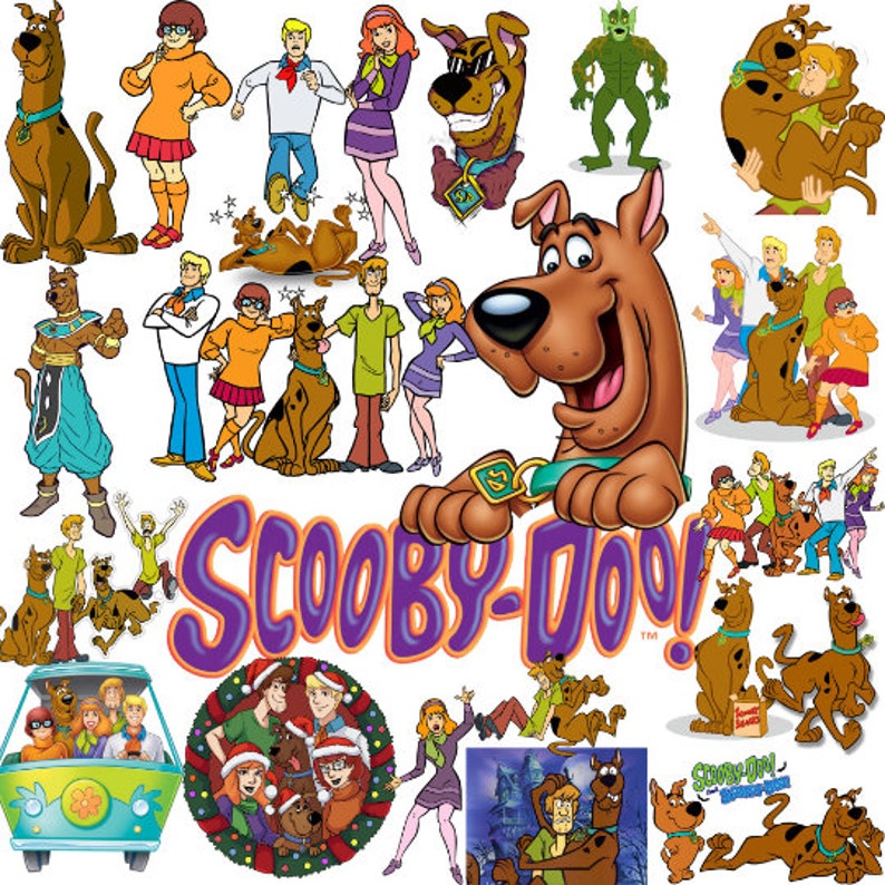 Scooby-doo PNG Scooby-doo Clip Art PNG Scooby-doo Bundle Scooby-doo ...