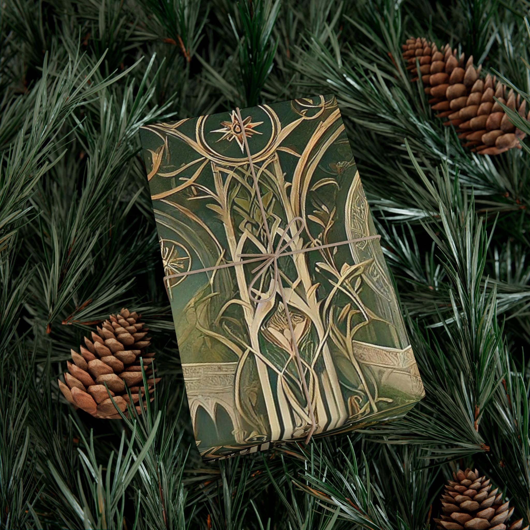 Wrapping Paper, Rivendell Lord of the Rings Middle Earth Elves Legolas ...