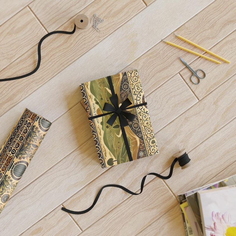 The Shire Middle Earth Fantasy-themed Gift Wrap, Hobbit Hole Inspired ...