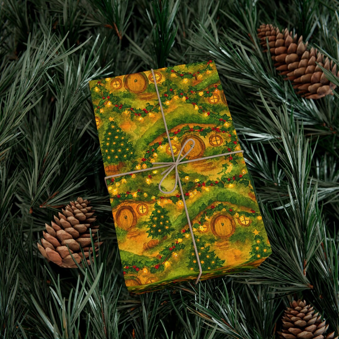 Shire, Lord of the Rings, Christmas Wrapping, Tolkien Middle Earth ...