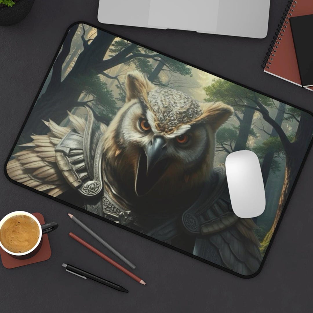 Gaming Desk Mat, Owlbear Druid D20 Dungeons and Dragons Baldurs Gate ...