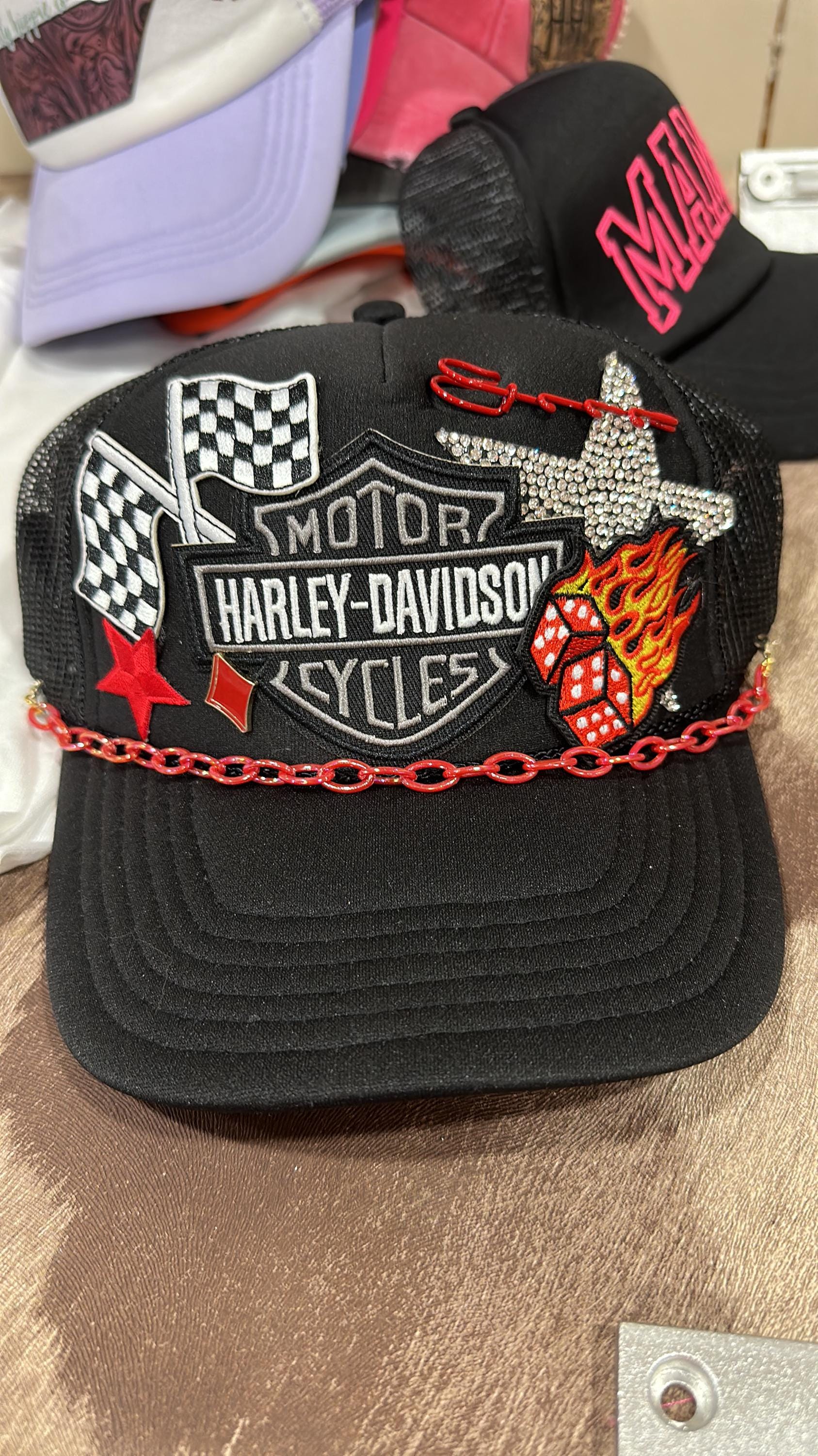Harley Davidson Trucker Hat - Etsy