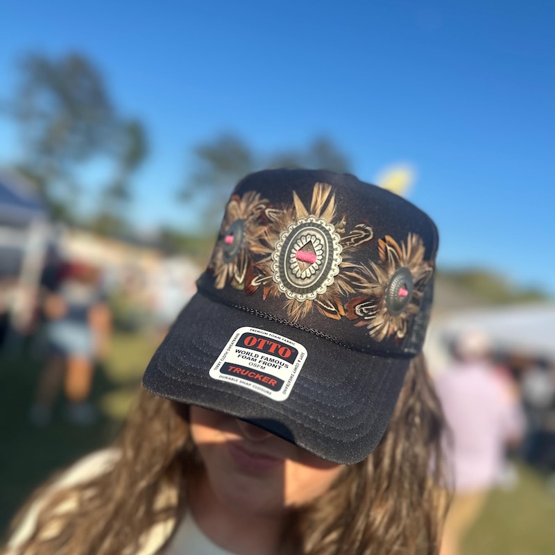 Trucker Hats With Concho - Etsy