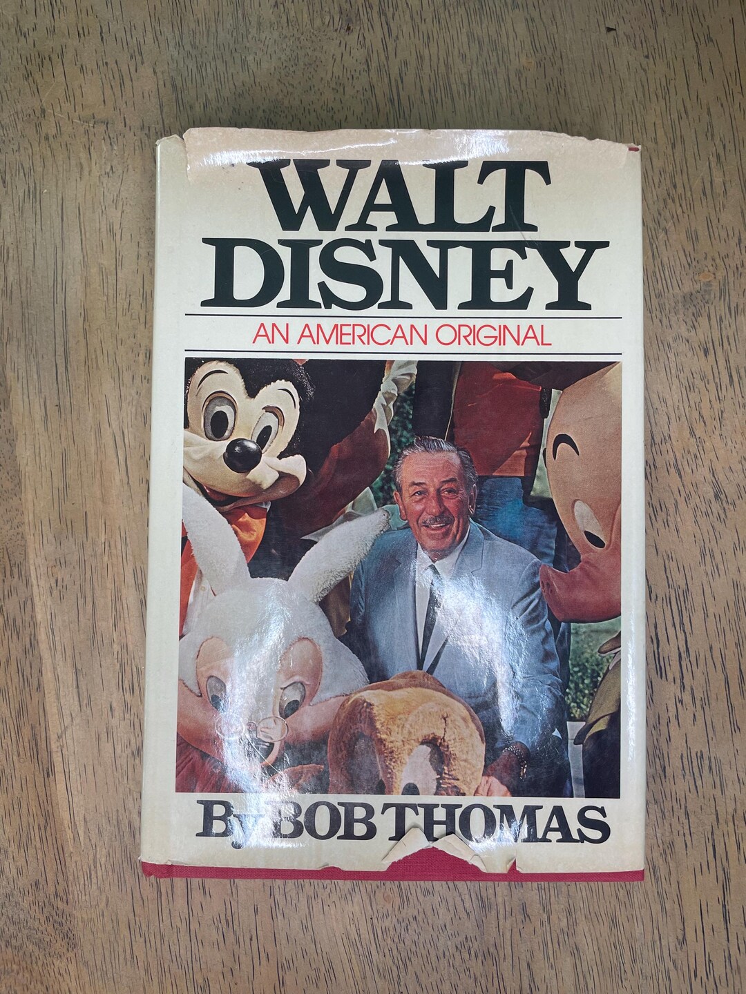 1976 "walt Disney: an American Original" by Bob Thomas, Walt Disney ...