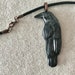 Raven Pendant, Amulet, Metallic Black, Crow, Blackbird, Statement ...