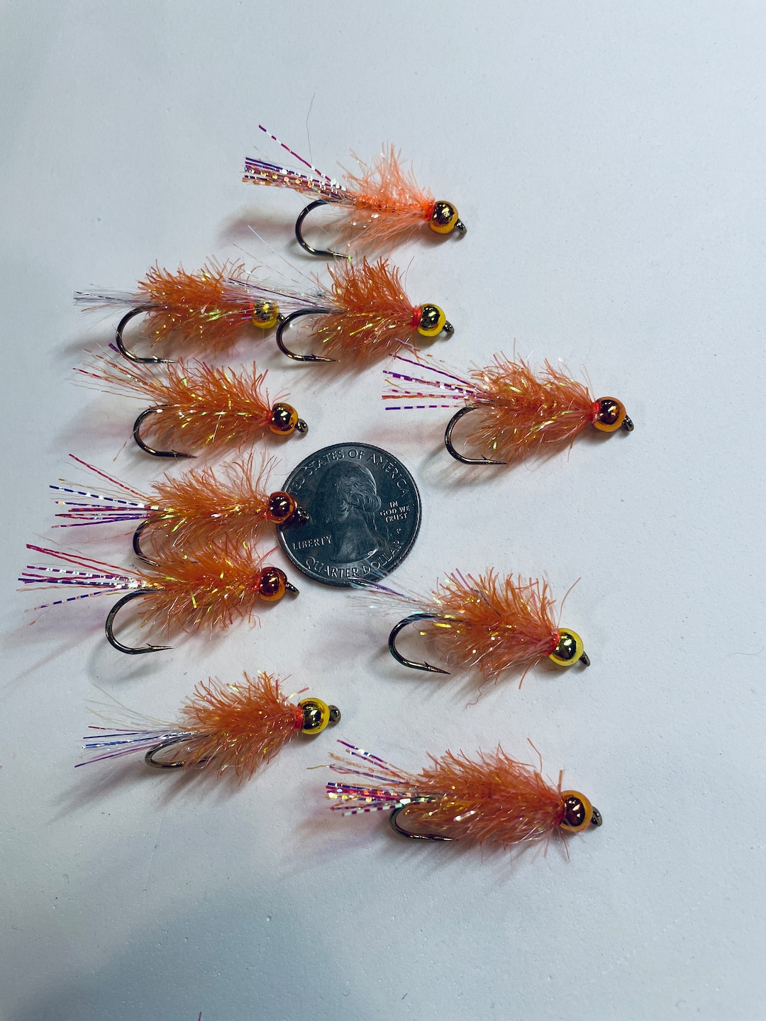 10 Shad Flies Size 4 | Shad Nomnom - Etsy