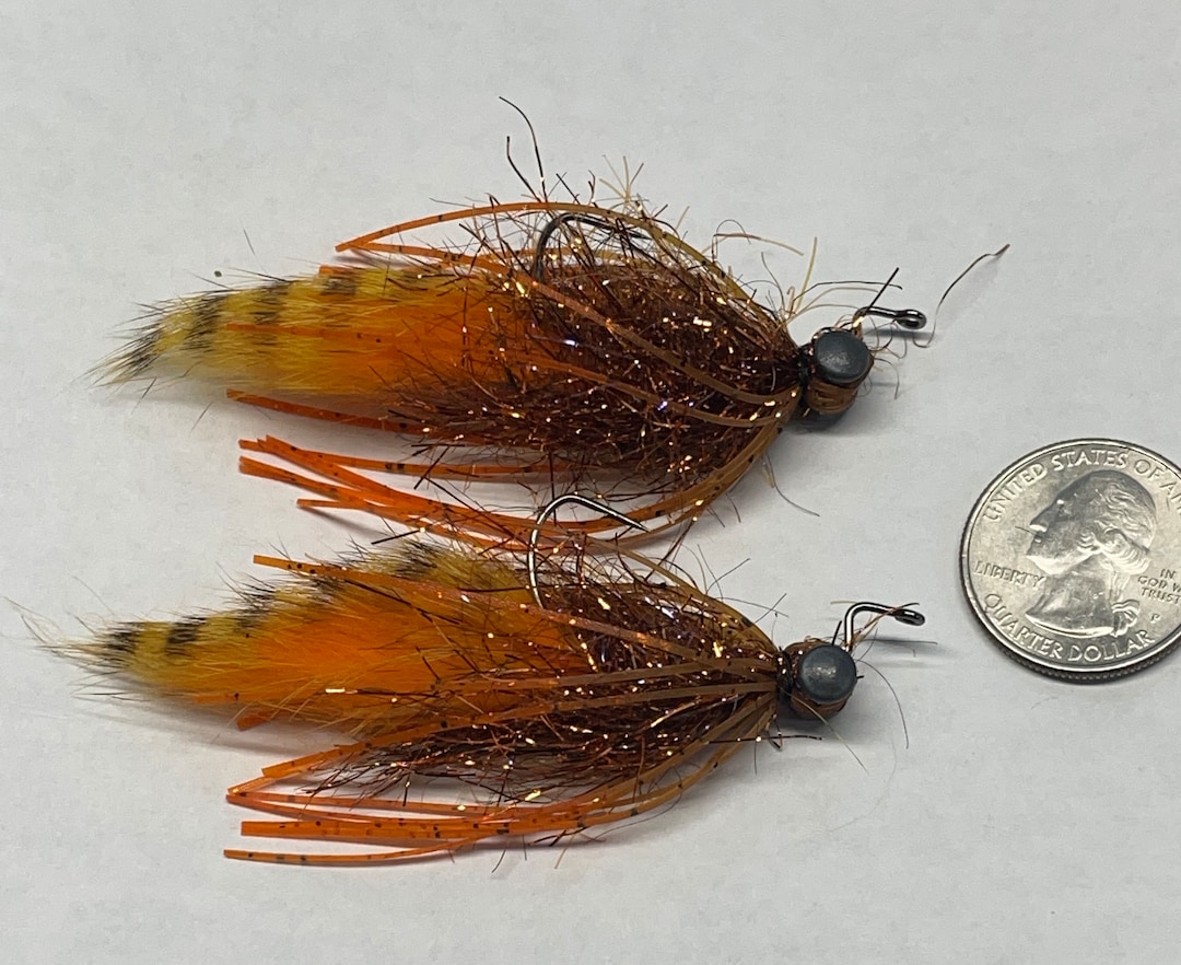 2 Bunny Reaper Jig Bass and Snakehead Flies - Etsy