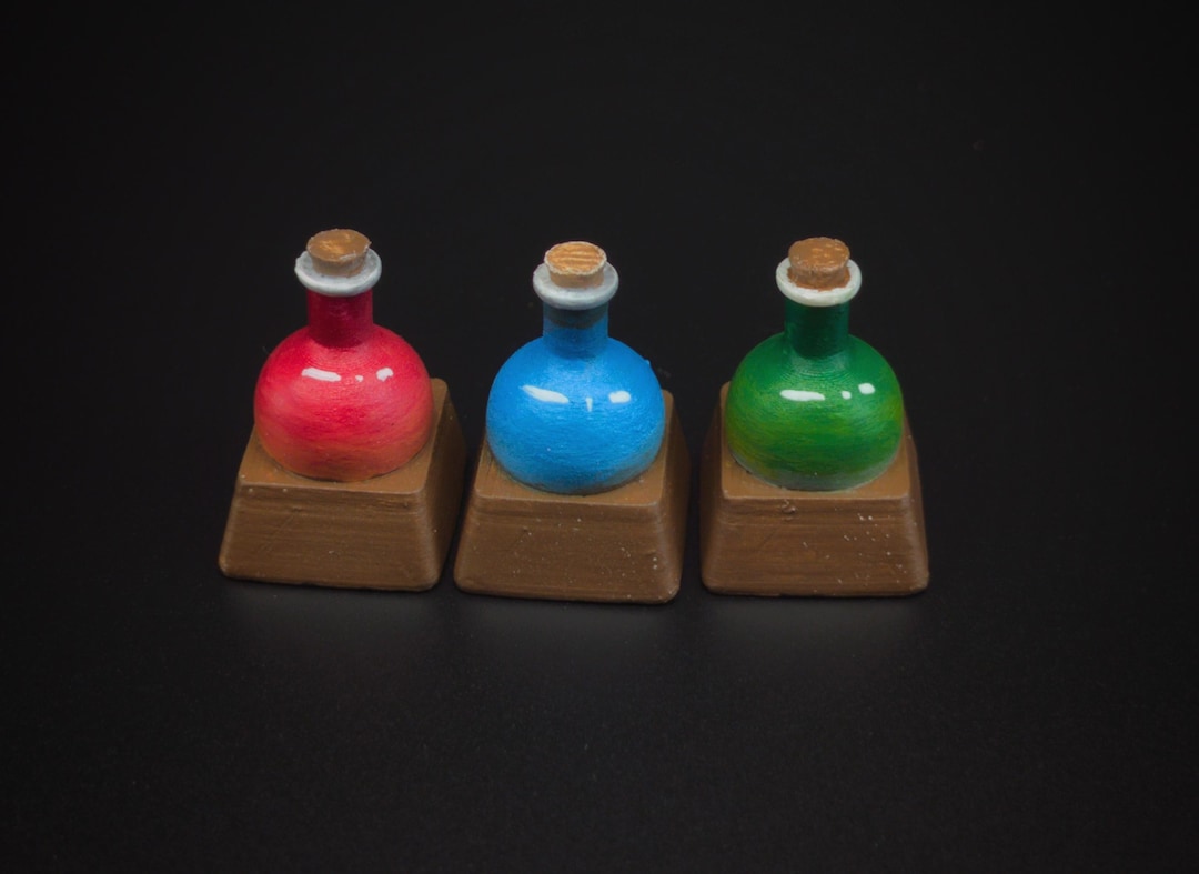 Potion Dnd D&D Hand Painted Artisan Keycap - Etsy