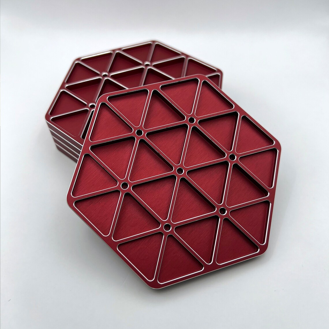 Aluminum Coaster Aerospace-inspired Isogrid Coaster Mark 1 Engineered ...