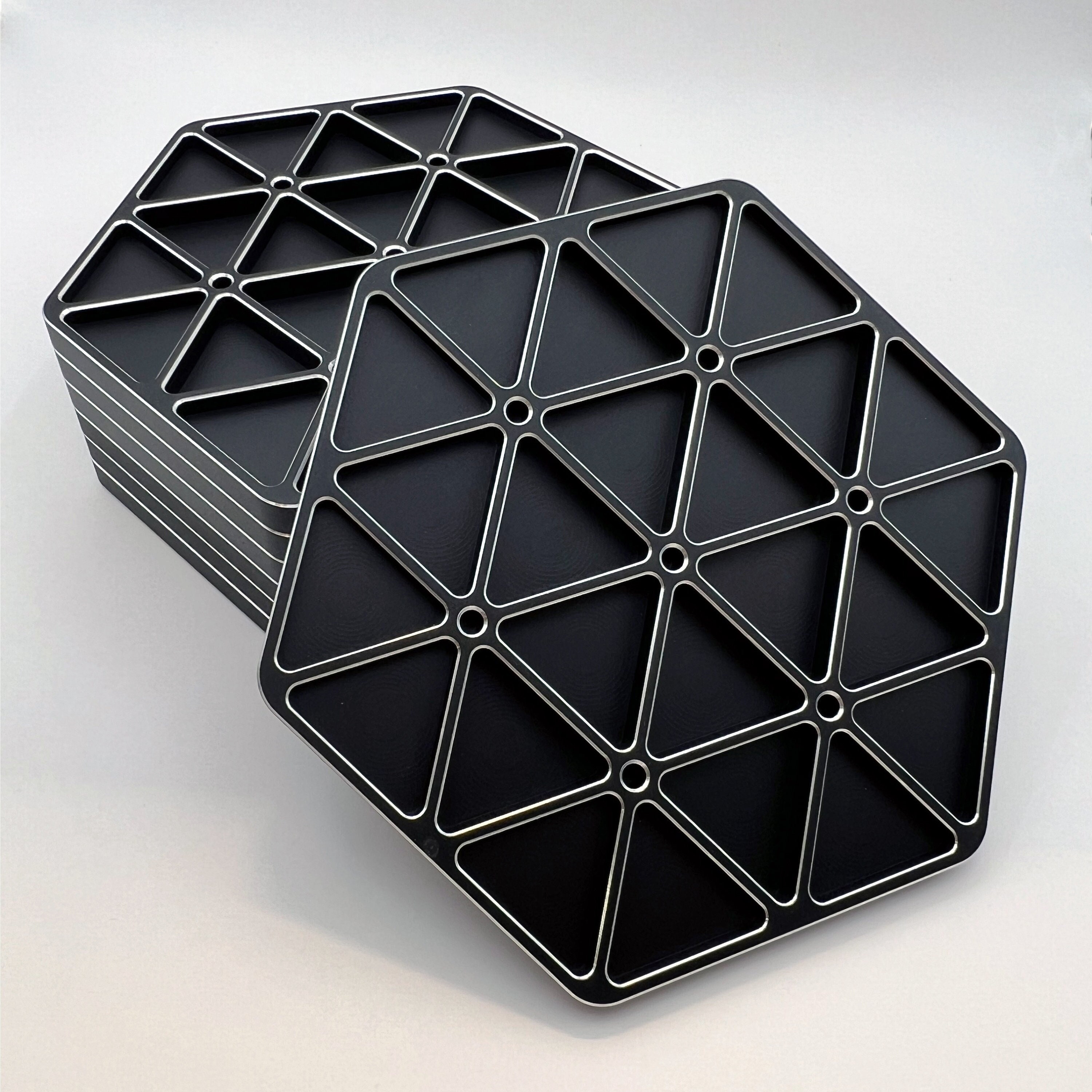 Aluminum Coaster - Aerospace-inspired Isogrid Coaster Mark 1 ...