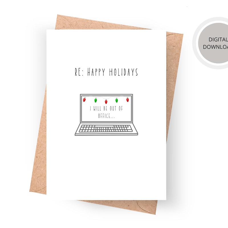 The Office Christmas Card - Etsy