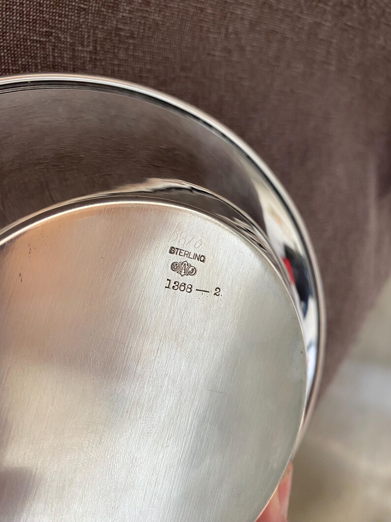 Antique Alvin Sterling Silver Bowl Dish - Etsy