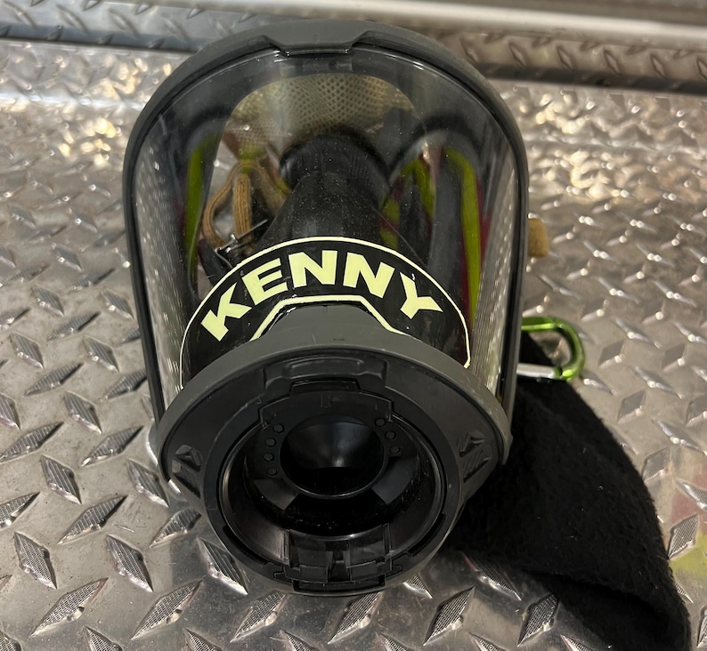 Firefighter MSA SCBA Facepiece Identification Nameplates, MSA Mask Name ...