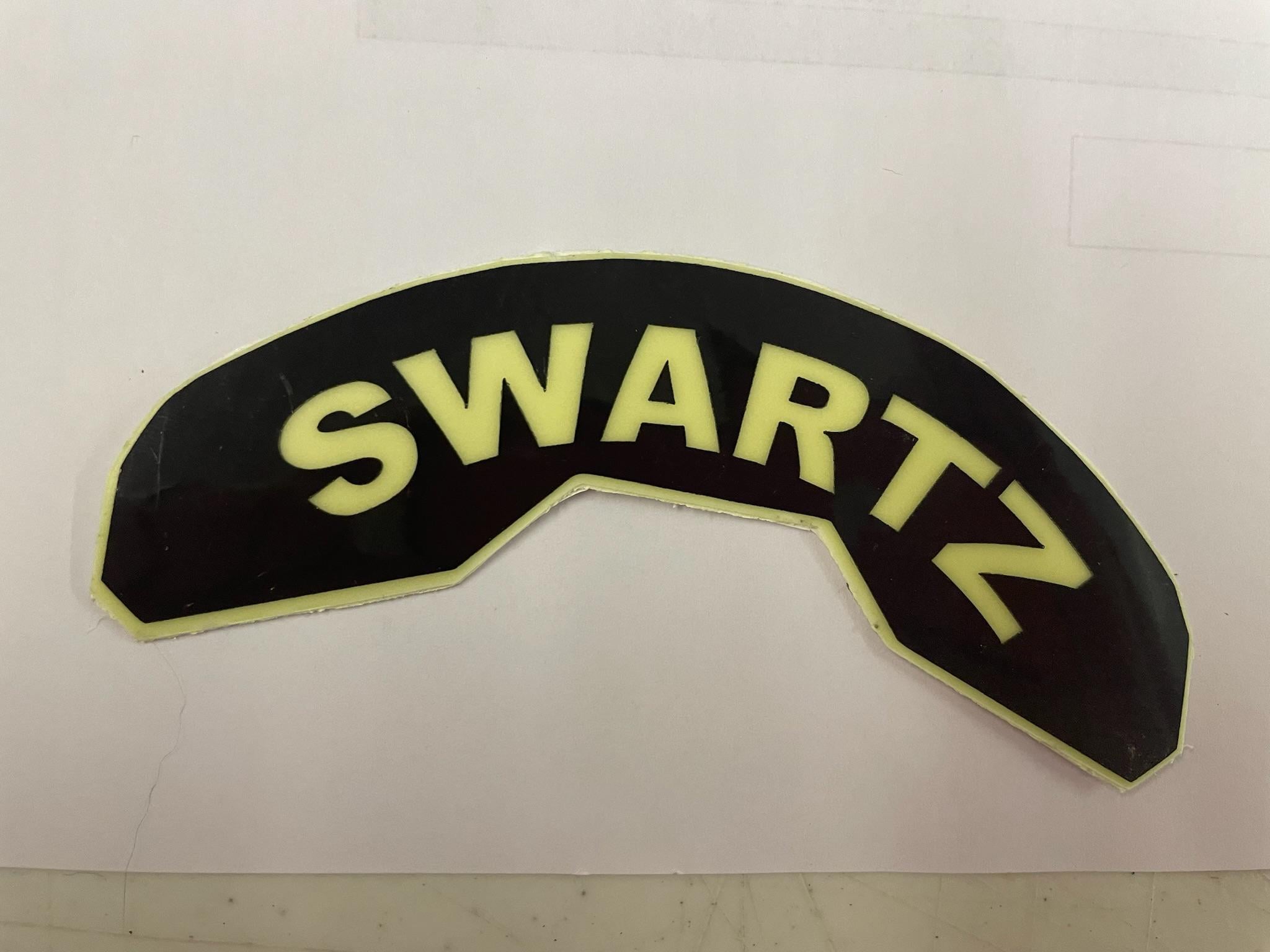 Firefighter MSA SCBA Facepiece Identification Nameplates, MSA Mask Name ...