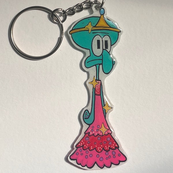 Spongebob Keychain - Etsy