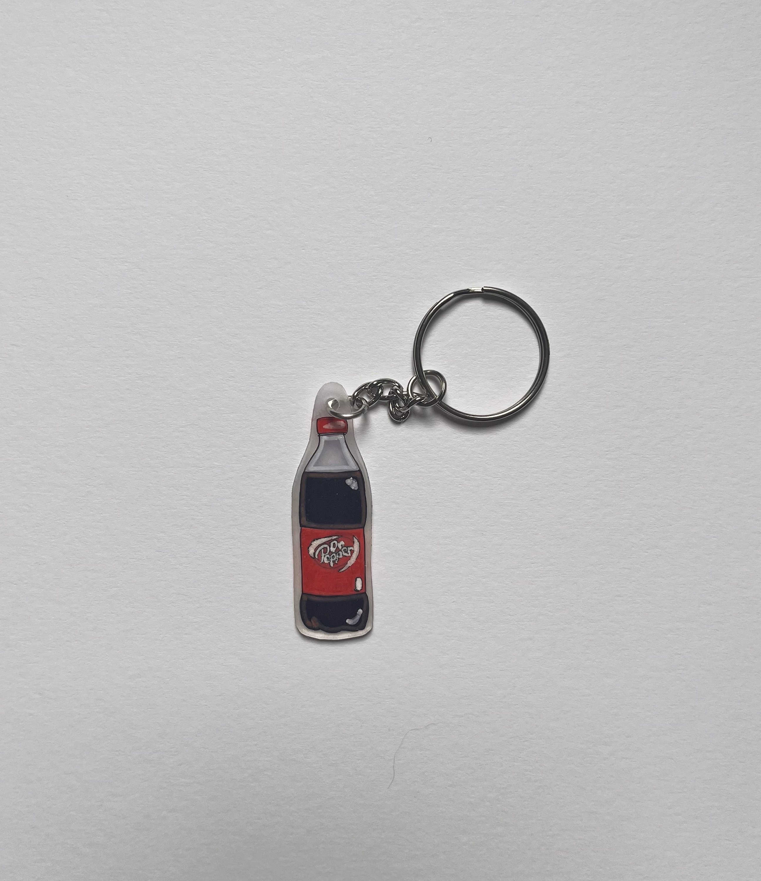 Hand Drawn Dr. Pepper Keychain - Etsy