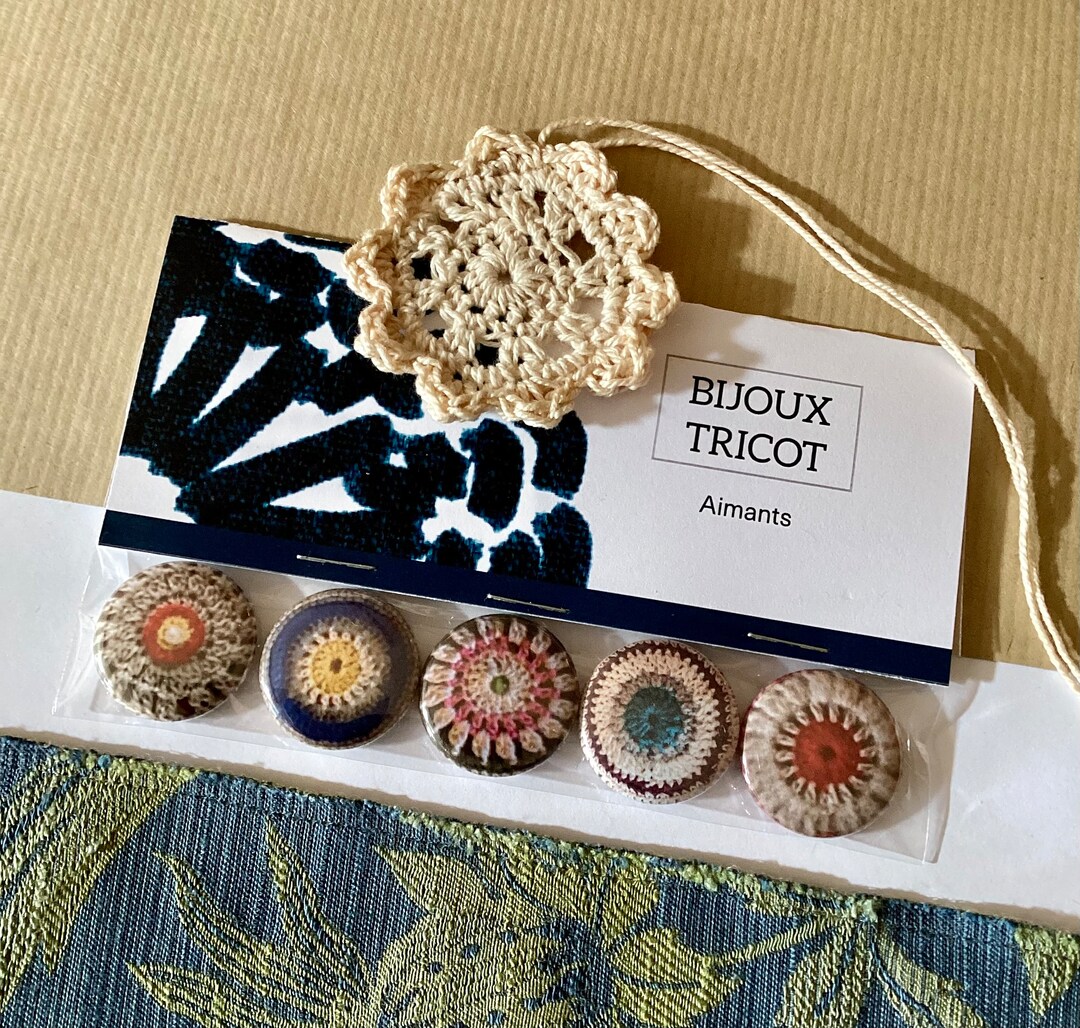 Magnets, Crochet, Bijoux Tricot, Knitting Gift, Knitting Accessories ...