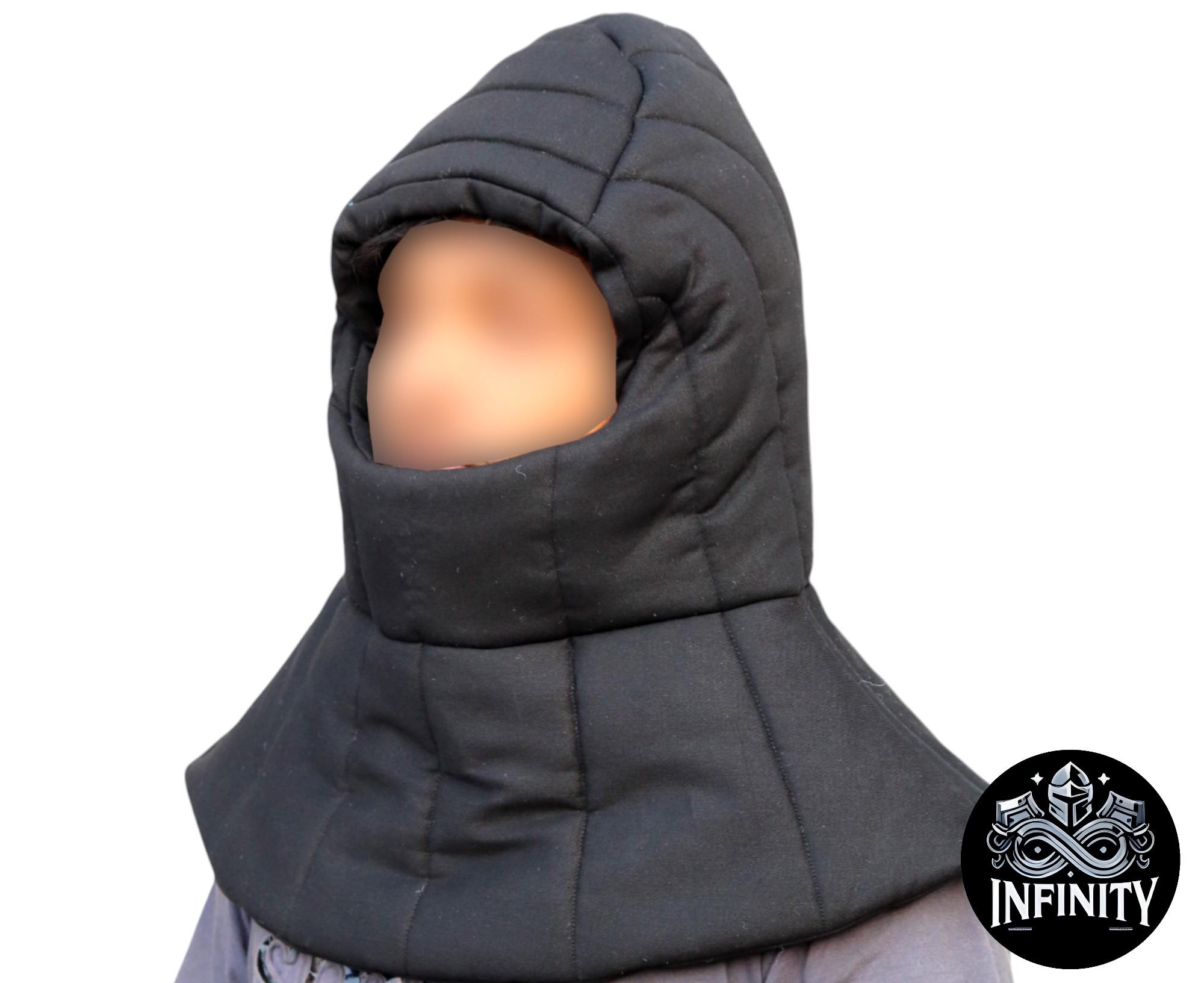 Adult Gambeson Medieval Padded Coif Head Hood - Etsy