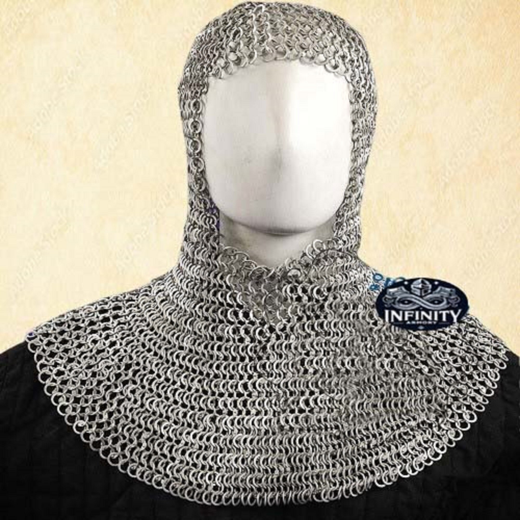 Chainmail Shirt Haubergeon Chainmail Armor Medieval Chainmail Shirt 8 ...