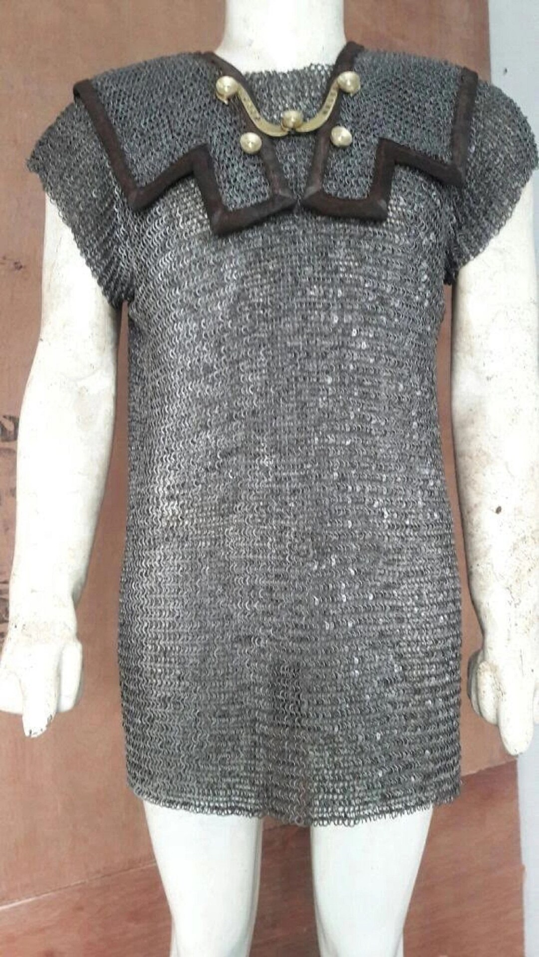 Chainmail Hamata , 6 Mm Flat Ring Alt Solid Ring Riveted , Lorica ...