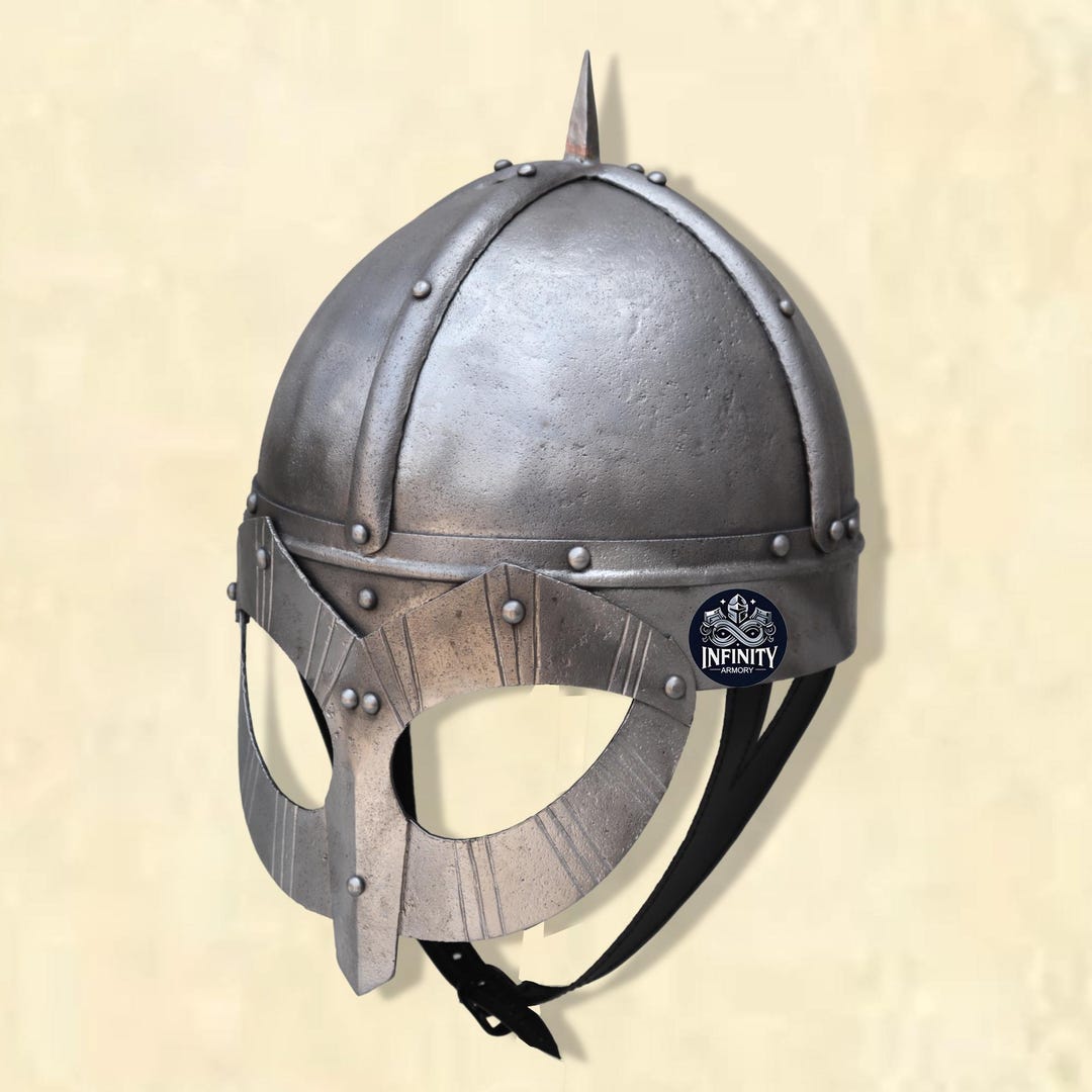 Viking Gjermundbu Antique Steel Helmet | Norse Warrior Replica Helmet ...