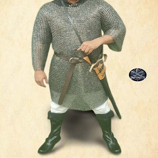 Dome Riveted Chainmail Armor - Etsy